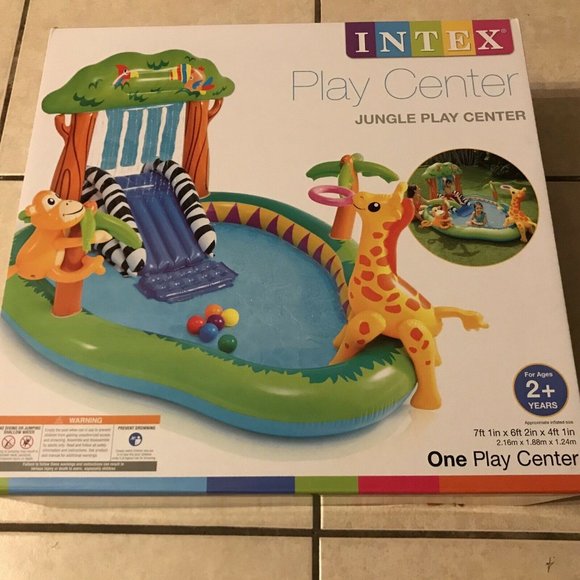 Intex | Other | Intex Jungle Play Center Inflatable Kid Pool | Poshmark